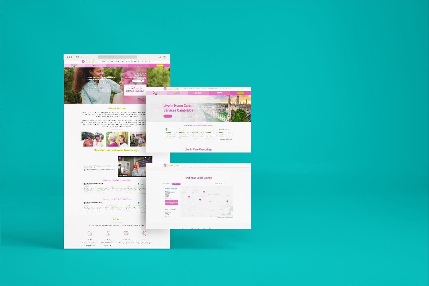 Case Study: A Class Care Website Rebuild and SEO Improvement